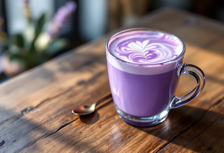 L'ube latte : La nouvelle boisson violette qui enchante sans caféine ...
